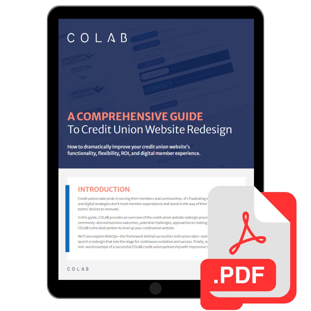 A Comprehensive Guide to Website Redesign for Credit Unions - COLAB